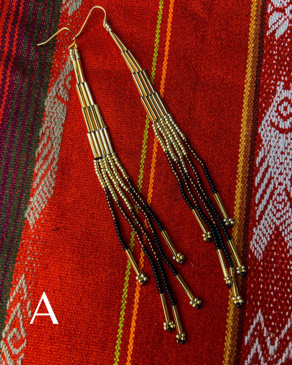 Rain of Gold Earrings – CarmenCreations